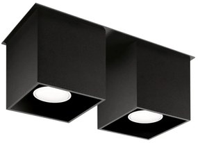 Sollux Lighting Stropní svítidlo QUAD 2 Černá
