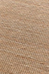 Hanse Home, Kusový koberec Bouclé Jute 105974 Natural Golden, 190x280, béžová, chodba / předsíň