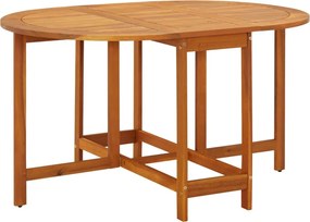 vidaXL Zahradní stůl 130 x 90 x 72 cm masivní akáciové dřevo [42659]