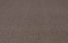 BALTA Metrážový koberec RE-TWEED 44 tmavě hnědý BARVA: Hnědá, ŠÍŘKA: 4 m, DRUH: smyčka