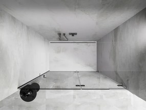 Mexen Lunar L sprchové dveře, pravé 140 cm, transparentní, chrom - 834L-140-000-01-00-P