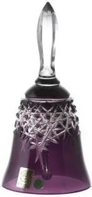 Zvonek  New Milenium, barva fialová, výška 165 mm