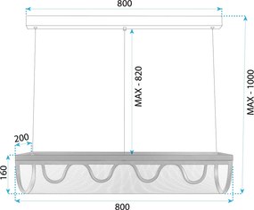 Toolight Toolight, LED stropní svítidlo 27W APP1409-CP, černá, OSW-063952