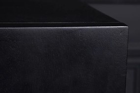 Designová závěsná komoda Venetia 177 cm černo-zlatá