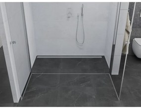 Mexen Pretoria Duo, 2-křídlé sprchové dveře do otvoru 180 cm, 6mm čiré sklo, chromový profil, 852-180-000-02-00