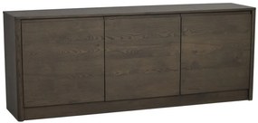 ROWICO Příborník MELSTONE tmavě hnědý 180x40x70 cm