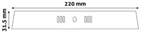 Prémiový přisazený LED panel 18W 1490lm, denní, kruhový, 3 roky