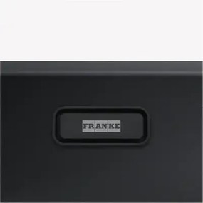 Franke - Skrytý přepad Colorline hranatý, matná černá