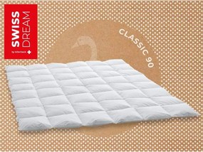 Dauny Přikrývka Swiss Dream Caro Medium Classic 90 Rozměr: 140 x 200 cm, Medium (540 g)