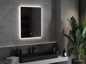 Mexen Sun koupelnové zrcadlo s podsvícením 60 x 80 cm, LED 6000K, protizápara - 9807-060-080-611-00