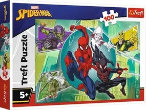 TREFL Puzzle Spiderman: Maska / 100 dílků / 41 x 27,5 cm