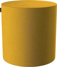 Sedák Barrel- válec pevný barva žlutá látka pletený vzor