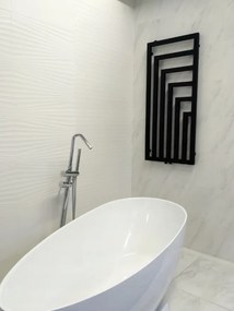Regnis Kreon, topné těleso 550x1500 mm, 630W, černá, KR150/55/D550/BLACK