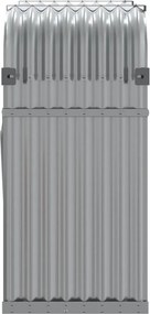 vidaXL Stojan na dřevo 120 x 45 x 100 cm pozinkovaná ocel [364553] Barva: Zelená