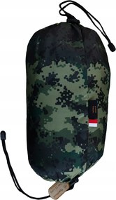 Turistická houpací síť TigerWood Vážka V1 Long Double Zip Camo s moskytiérou
