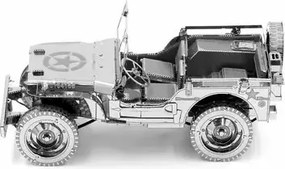 Metal Earth 3D Puzzle Jeep Willys MB Overland / 76 dílků / od 14 let
