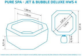 Intex 28458 PureSpa Jet & Bubble Deluxe Octagon