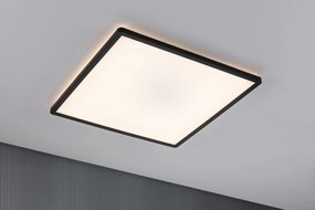 Paulmann 71002 Atria Shine, černé stropní LED svítidlo s korónou, 22W LED 3000K tříkrokové stmívání, 42x42cm