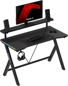 Huzaro Hero 1.9 RGB černá / Herní stůl / 120 x 60 x 92 cm