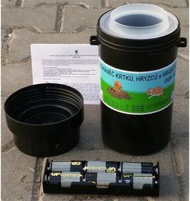 Odpuzovač krtků a hrabošů FORMAT OdK-H2 s náhodně se měnícím zvukem