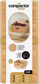 Bambusový košík 31x31x15 cm Anji – Compactor