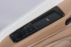 RSROYAL 5D Masážní křeslo - LCD displej v ČJ - RS-1280/béžová-bílá (matná)