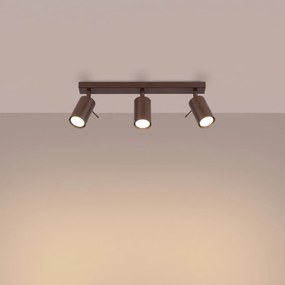 Sollux Lighting Stropní svítidlo RING 3L hnědé