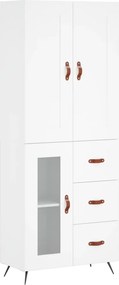 Skříň highboard bílá 69,5 x 34 x 180 cm kompozitní dřevo 3199913