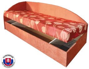 Jednolůžková postel (válenda) 80 cm Mamie (s molitanovou matrací) (L). 774117