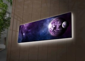 Obraz s LED osvětlením UNIVERSE 30 x 90 cm