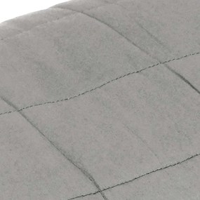 Zátěžová deka šedá 200 x 220 cm 13 kg textil 3154787