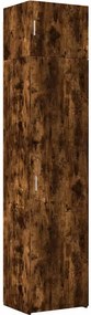 Úzká úložná skříňka kouřový dub 50x42,5x225 cm kompozitní dřevo 3281305