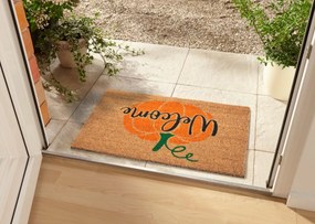 Hanse Home, Rohožka Welcome (dýně) 105665 - na ven i na doma, 45x75, oranžová, chodba / předsíň