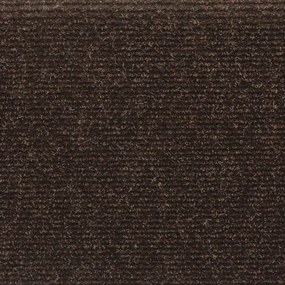 Schodové rohože samolepicí 30 ks 65 x 21 x 4 cm hnědé s obdélníkovým okrajem 3365698