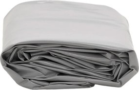 Plachta šedá 1,5 x 2 m 650 g/m² 156043
