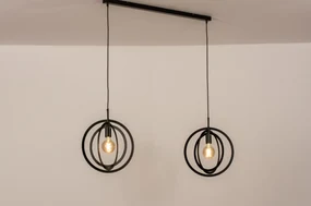 Závěsné designové svítidlo nad jídelní stůl Rubn Luxury Duo