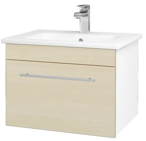 Dřevojas Koupelnová skříň ASTON SZZ 60 Varianta: N01 Bílá lesk / Úchytka T02 / D02 Bříza