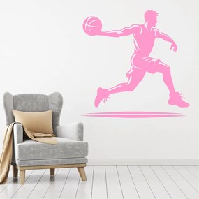 Živá Zeď Samolepka na zeď Basketbal Barva: černá