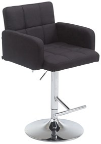 Barová židle DS1038899 látka - Černá