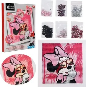 SLAMMER Diamantové malování Minnie Mouse / 19x19 cm