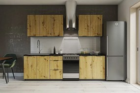 Casarredo - Komfort nábytek Kuchyňská linka ROMI 200 dub artisan