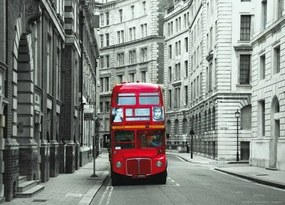 Vliesová fototapeta London Bus FTN M 2614 AG Design 160 x 110 cm