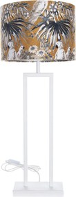 Stolní lampa White Parot 78cm