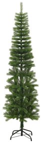 344646 vidaXL Umělý úzký vánoční stromek se stojanem 210 cm PE