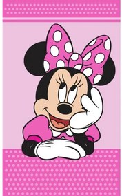 Carbotex Dětský ručník Minnie Hvězdná přání 30x50 cm