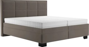 Postel ELA taupe 180x200cm, matrace IVANA plus