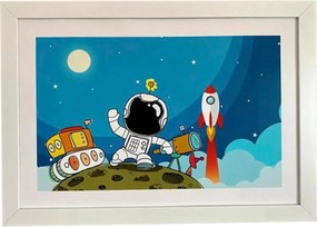 Bondecor Obraz, MDF rám, ZAOBR Kosmonaut 37 x 53 cm
