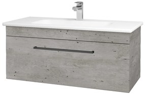 Dřevojas Koupelnová skříň ASTON SZZ 100 Varianta: D01 Beton / Úchytka T06 / D01 Beton