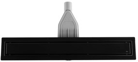 Rea NEOX Superflow, odtokový sprchový žlab 60 cm, černá matná, REA-G7805