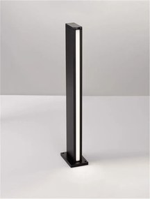 NV 9026125 Venkovní sloupkové svítidlo MINOT černý hliník a akryl LED 12W 3000K 100-240V 122st. IP54 - NOVA LUCE